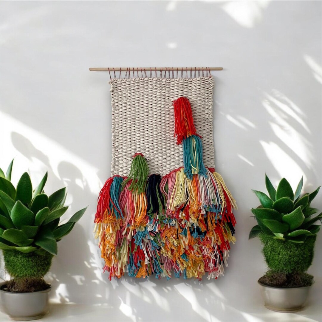 Colorful Boho Fringe Weaving - Etsy