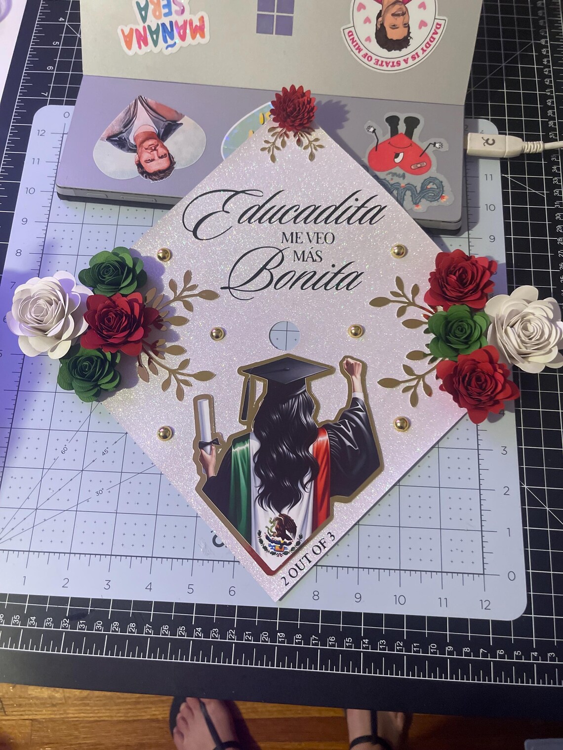 Educadita First Generation Mexican Mexico Graduation Cap Topper - Etsy
