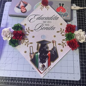Educadita First Generation Mexican Mexico Graduation Cap Topper - Etsy