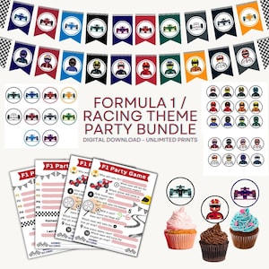 FORMULA 1 PARTY BUNDLE F1 Party Decor Formula 1 Decor F1 Decor Formula ...