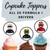 F1 Racing Car Cupcake Toppers: Motorsport Decorations - Etsy UK