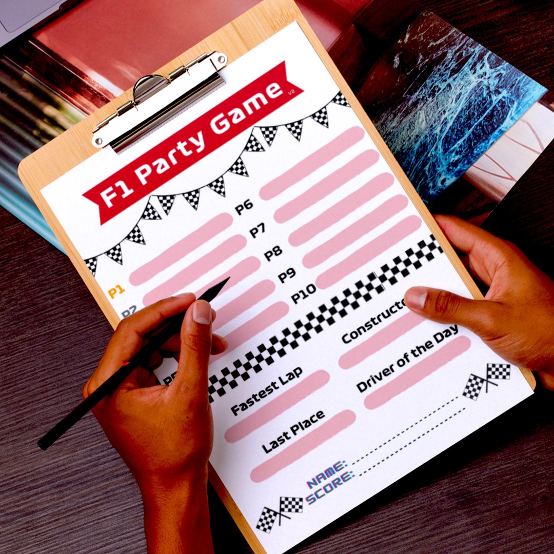 F1 PARTY GAME Formula 1 Party Game Formula 1 Decoration F1 Decoration ...