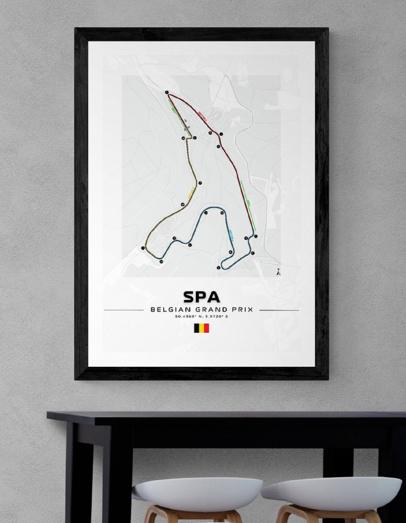 FORMULA 1 SPA FRANCORCHAMPS Poster F1 Poster F1 Track Poster - Etsy Canada