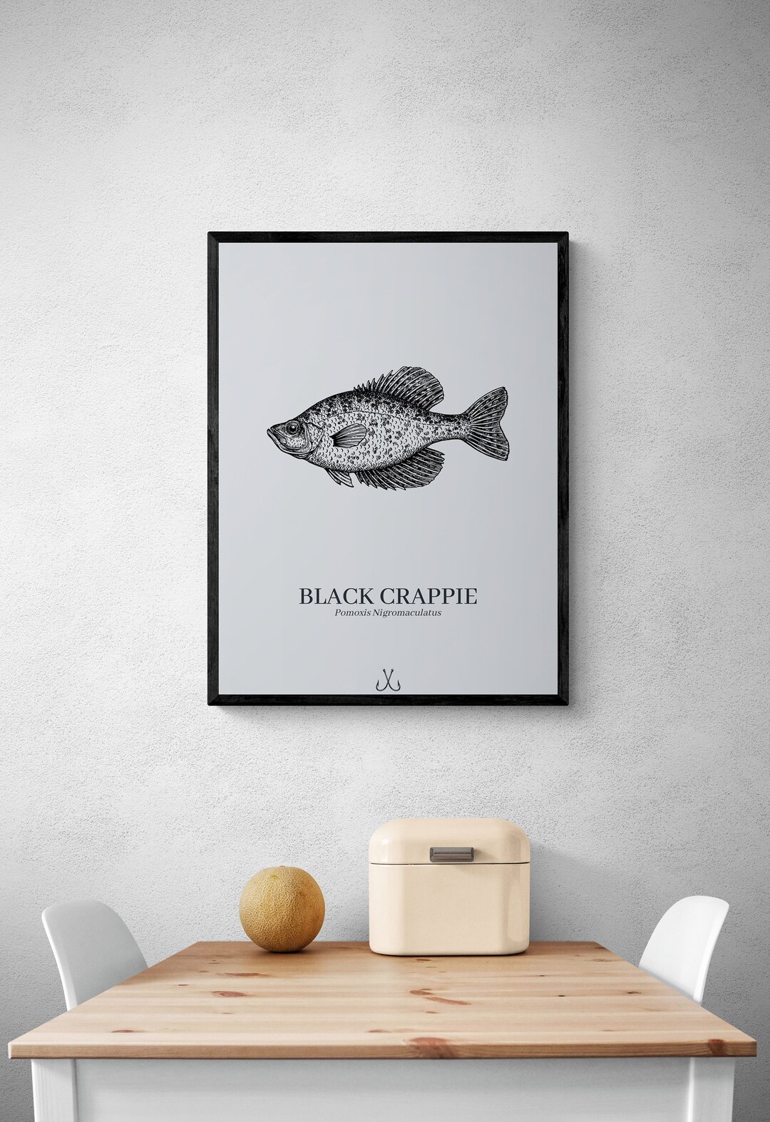 FISCH POSTER BUNDLE Fischen Geschenk Crappie Druckbares Angeln ...