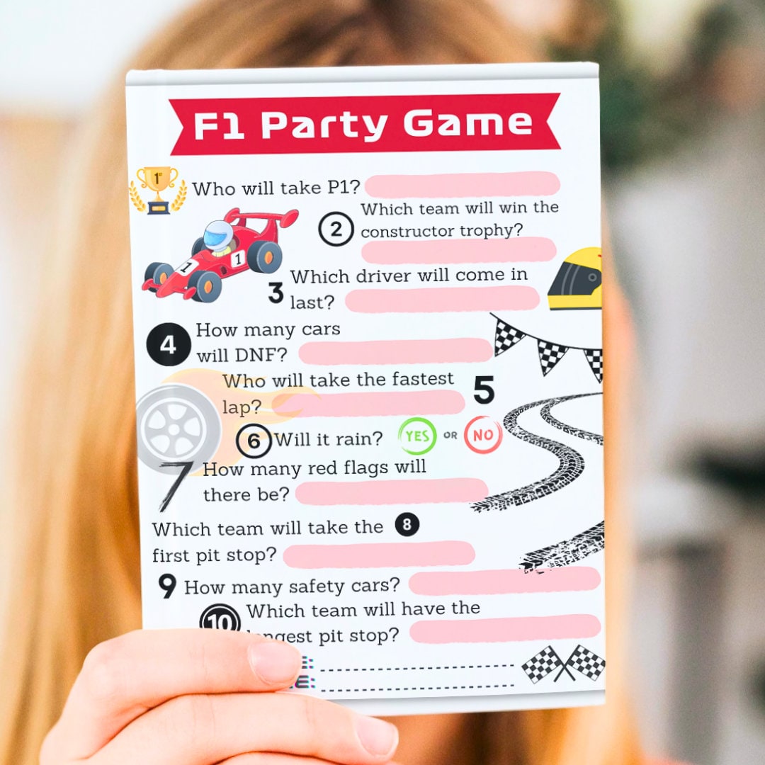 FORMULA 1 PARTY BUNDLE F1 Party Decor Formula 1 Decor F1 Decor Formula ...