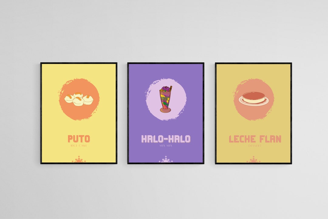 FILIPINO FOOD BUNDLE Dessert Color Filipino Art Food Culture Filipino ...