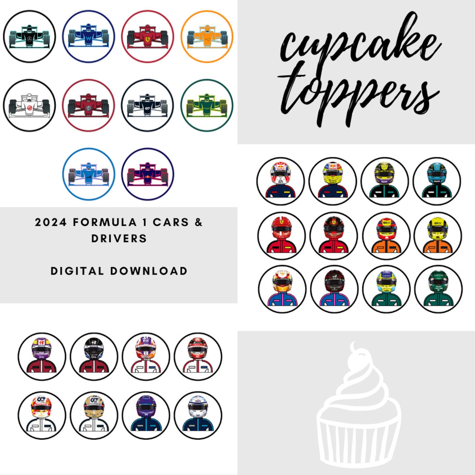 FORMULA 1 PARTY BUNDLE F1 Party Decor Formula 1 Decor F1 Decor Formula ...