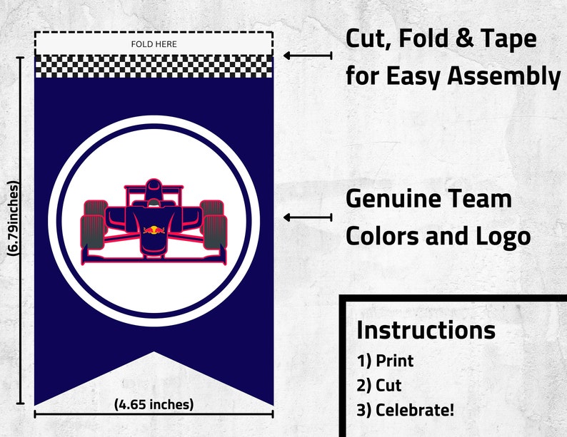 FORMULA 1 BUNTING BANNER F1 Banner Formula 1 Banner F1 Party - Etsy