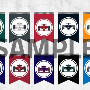 FORMULA 1 BUNTING BANNER F1 Banner Formula 1 Banner F1 Party Decor ...