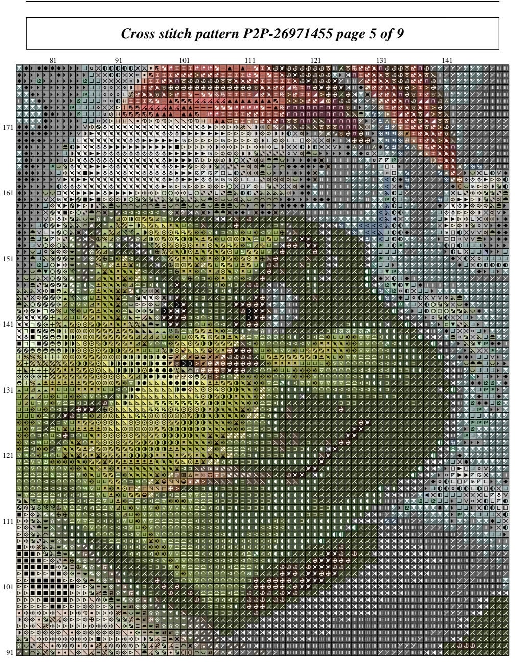 Grinch Cross Stitch Pattern Downloadable Pdf Digital Pattern - Etsy