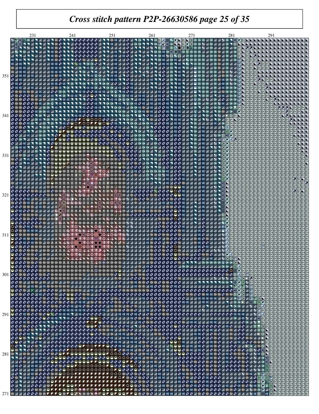 Cemetery Cross Stitch Pattern - Etsy