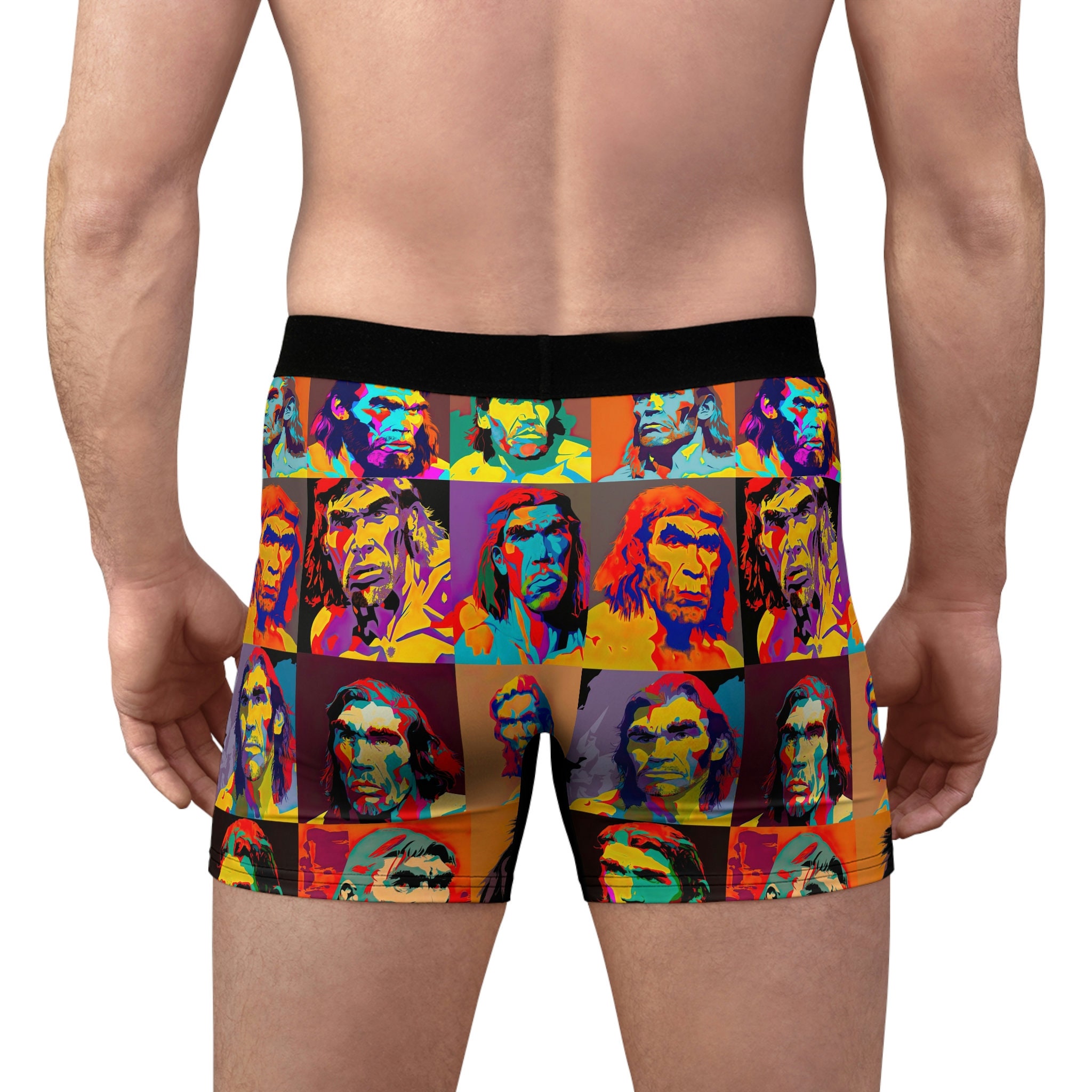 Neanderthal Face Boxers, King Kong Face Underwear, Cotton Boxer Shorts ...