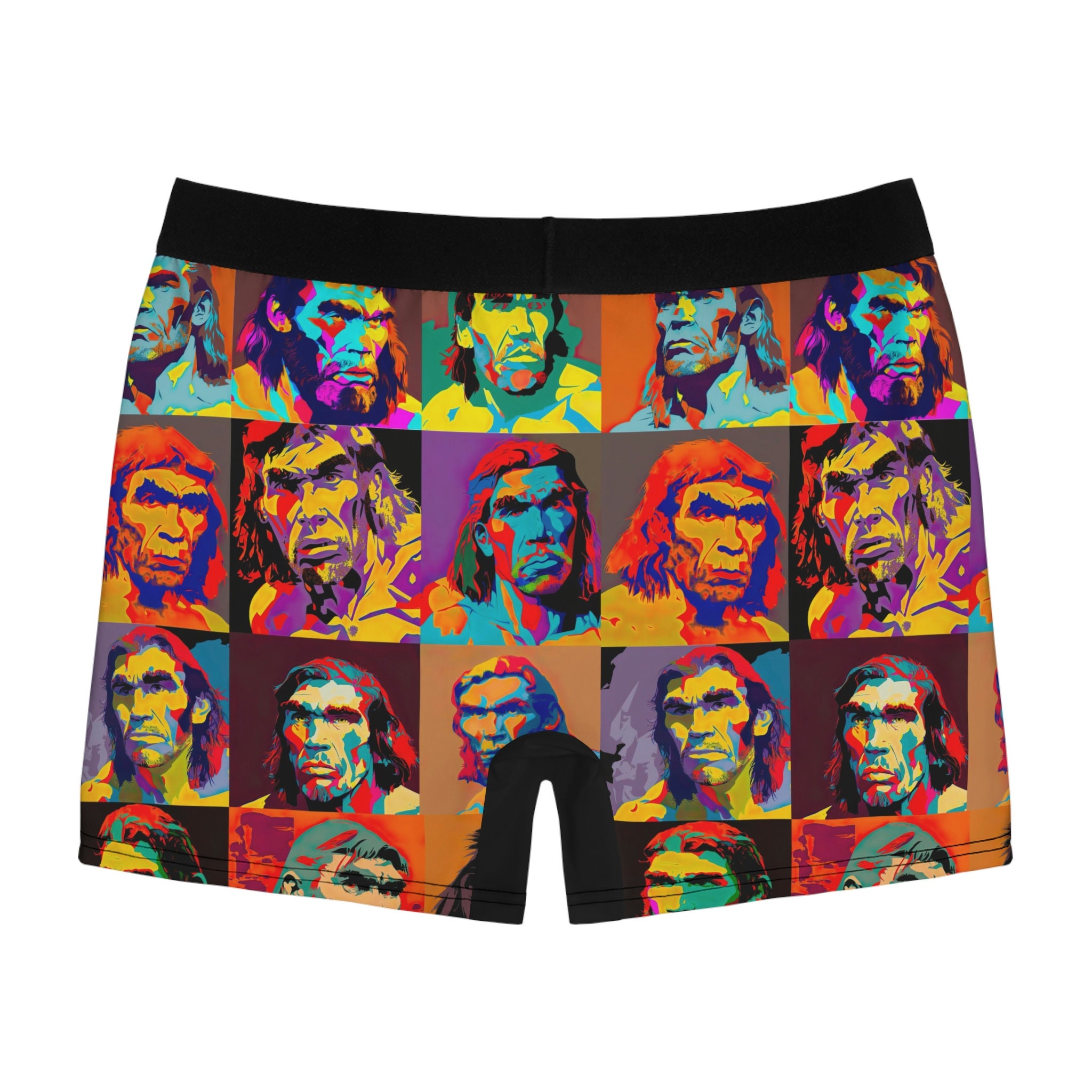 Neanderthal Face Boxers, King Kong Face Underwear, Cotton Boxer Shorts ...