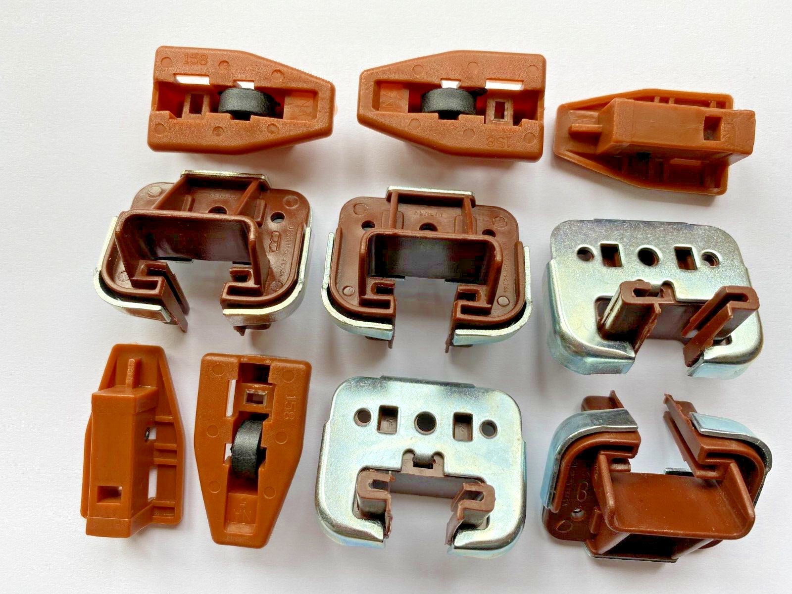 Set Of 5 Kenlin Rite Trak I Drawer Guide Glide Stop Roller Etsy