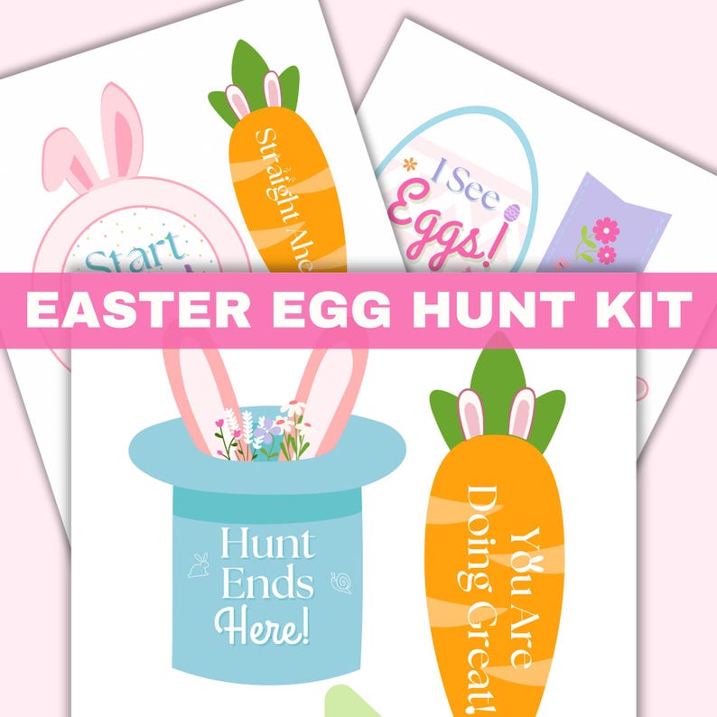 Easter Egg Hunt Kit!!! / Easter Egg Hunt Game / Easter Activity for ...