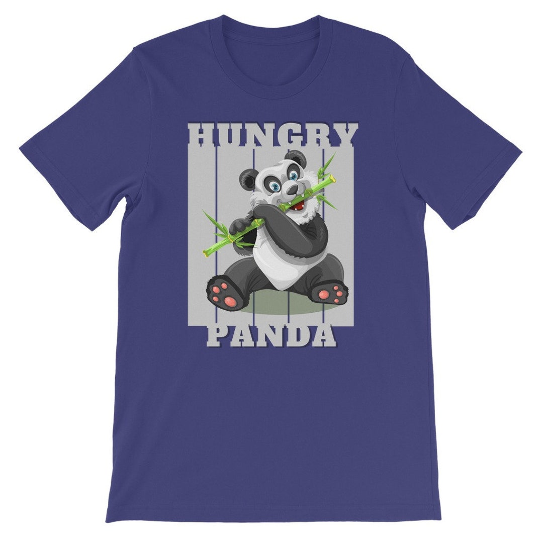 Hungry Panda T-shirts, Kids Panda Shirt, Short Sleeve Panda Shirt ...