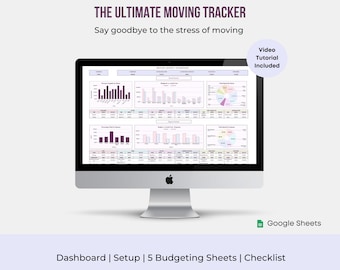 Moving Planner Google Sheet Bundle Digital Moving Planner - Etsy