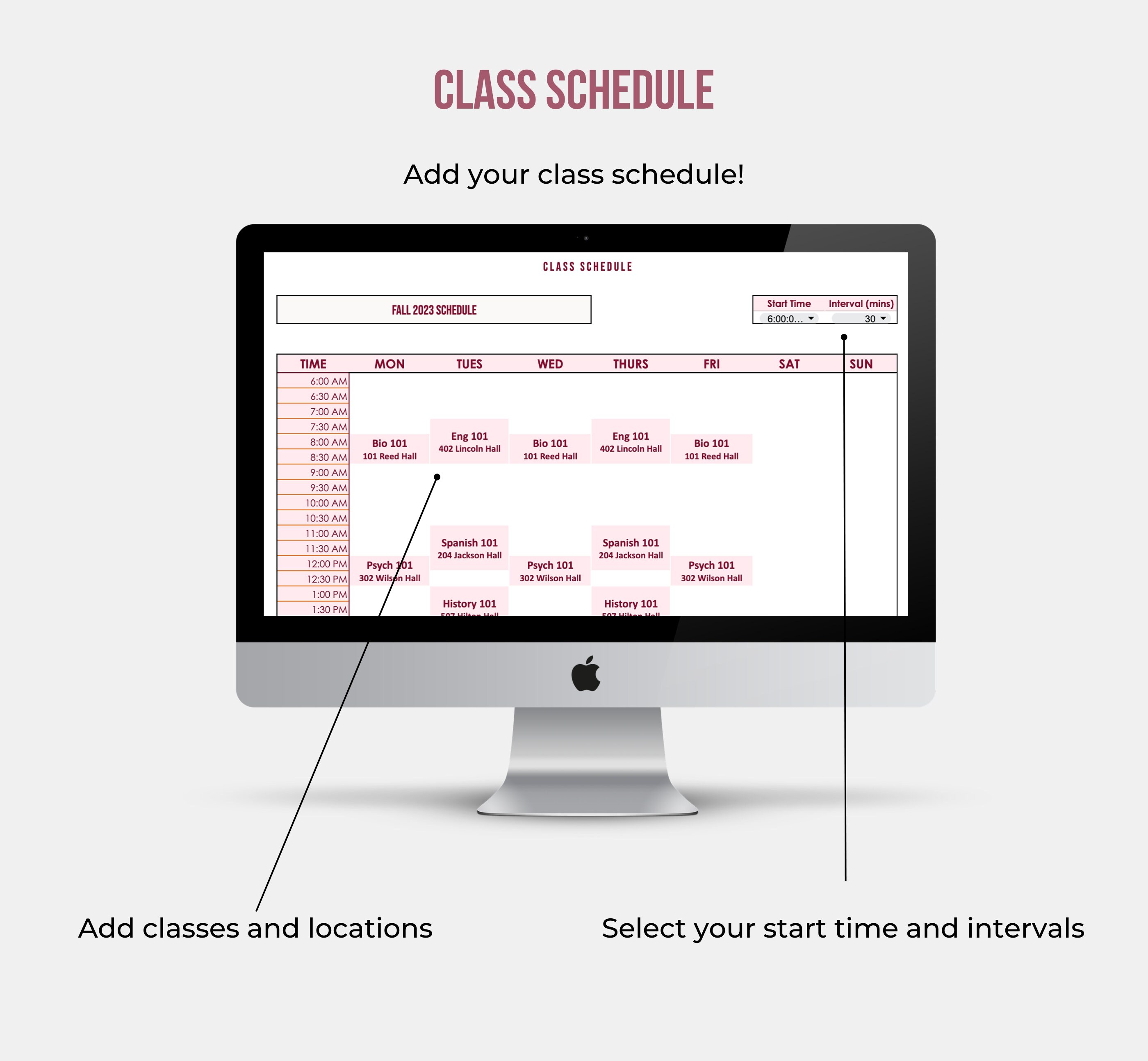 Assignment Tracker | Student Planner | Google Sheets Spreadsheet ...