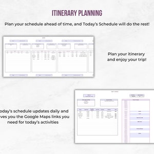 Ultimate Trip Planner | Google Sheets Budget, Schedule, Packing ...