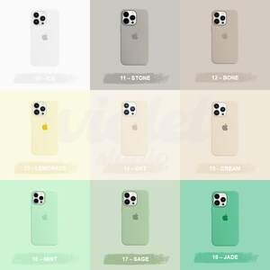 Charcoal Grey Logo Silicone Phone Case iPhone 15 14 13 12 11 X 8 Mini ...