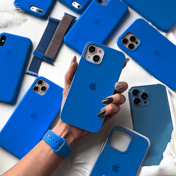 iPhone 15 Pro Case Cobalt Blue - Etsy