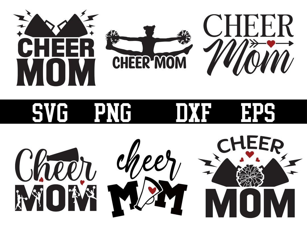 Cheer Mom Svg Bundle , Cheerleader Svg , Cheer Mom Shirt Svg ,football ...
