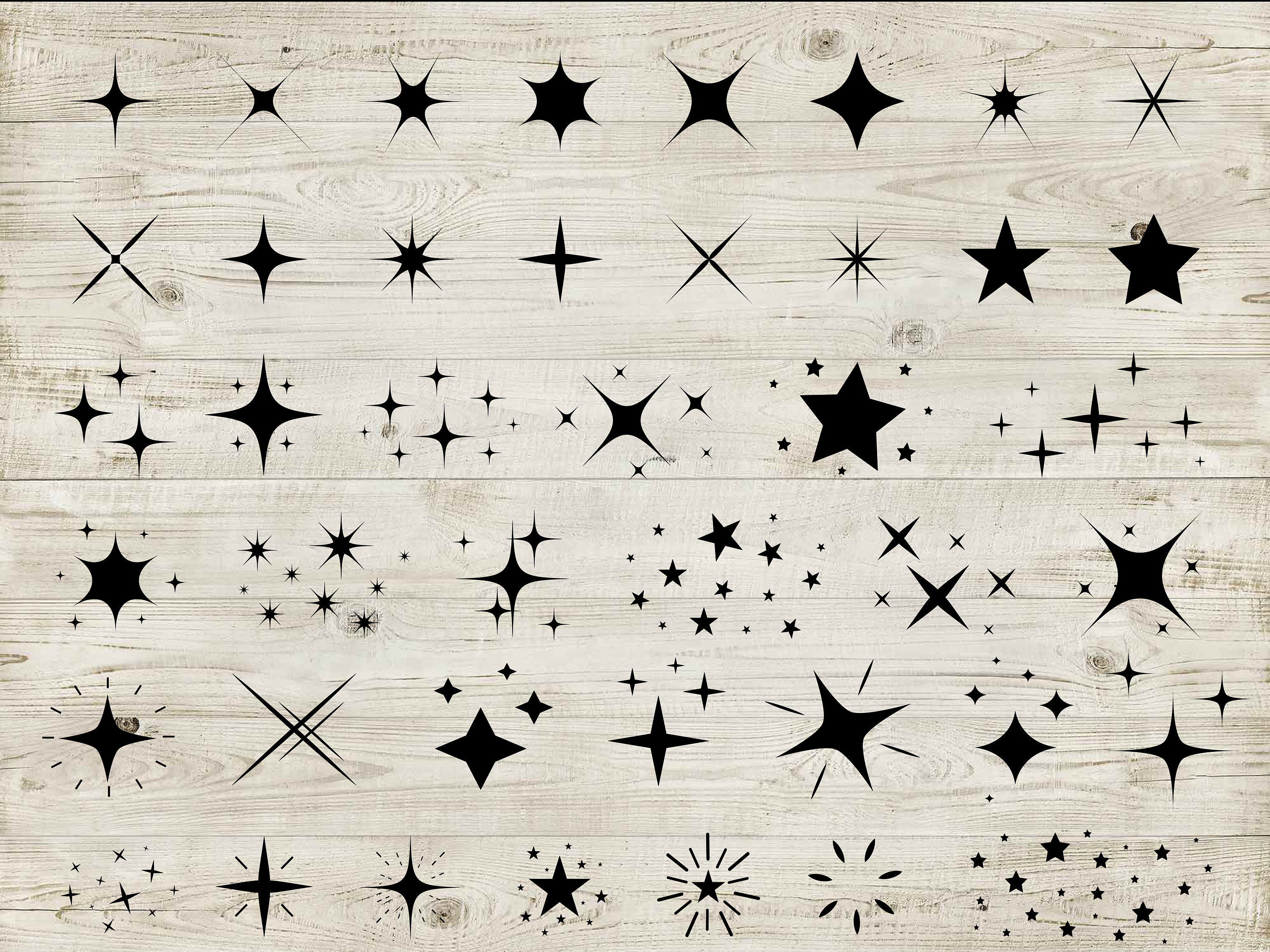 Sparkle Svg Bundle , Sparkle Stars Svg , Sparkle Png , Sparkle Clipart ...
