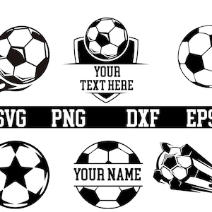 Soccer Ball Svg Bundle , Soccer Ball Monogram Svg , Soccer Ball Clip ...