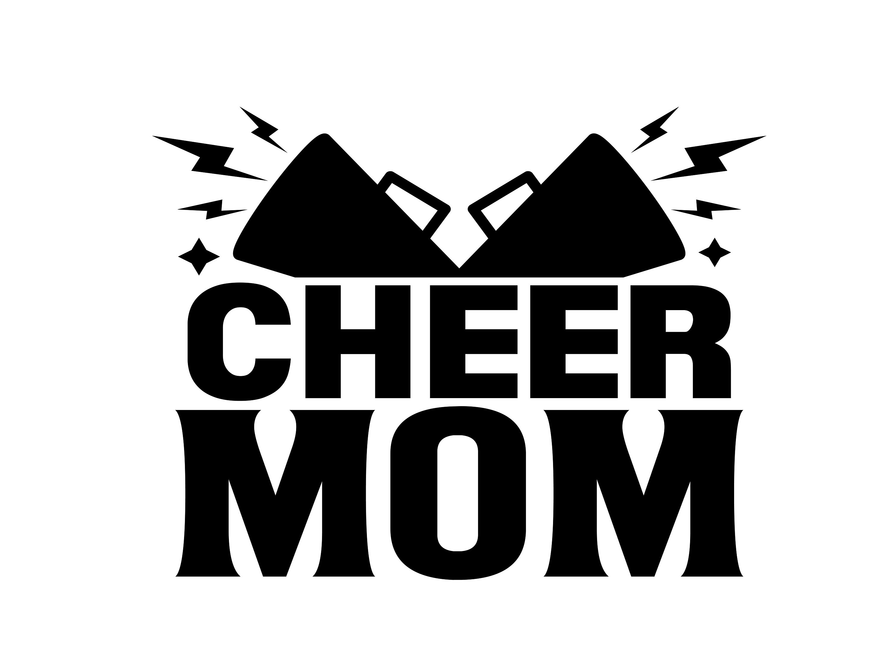 Cheer Mom Svg Bundle Cheerleader Svg Cheer Mom Shirt Svg Football