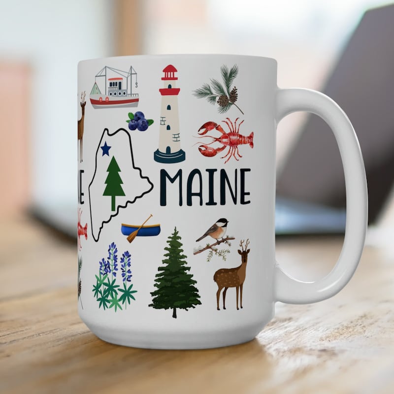 Ceramic Mugs Maine - Etsy