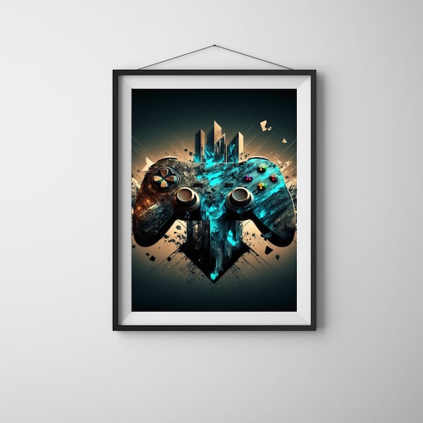 Game Controller Art - Etsy