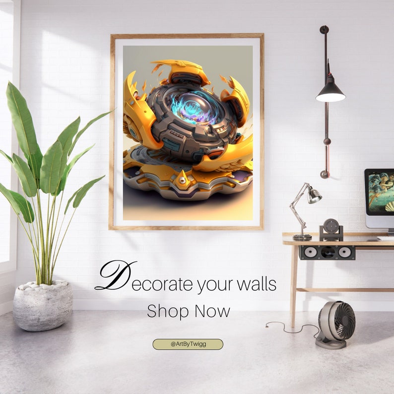 Ultimate Beyblade Burst Art Metal Fusion Arena Abstract Digital Print ...