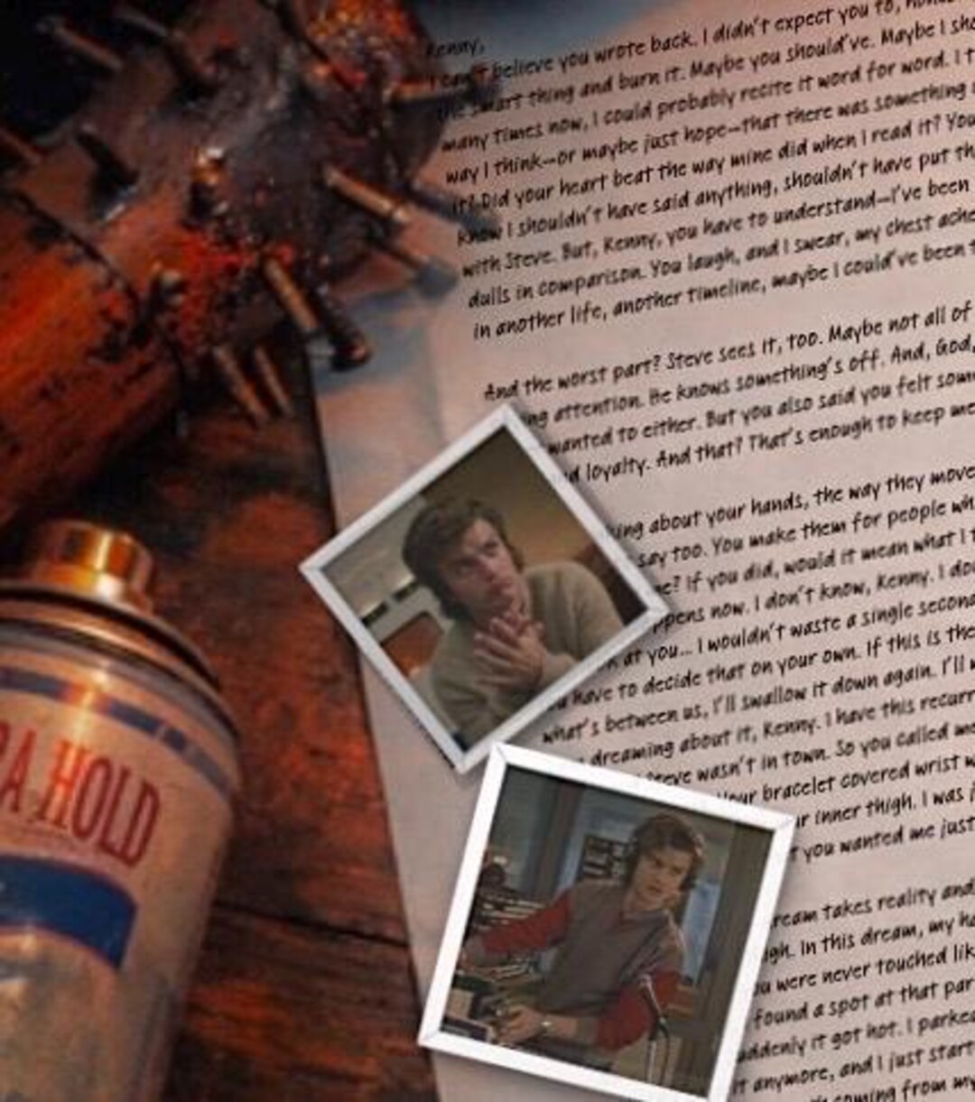 Custom Steve Harrington Love Letter With Stickers - Etsy