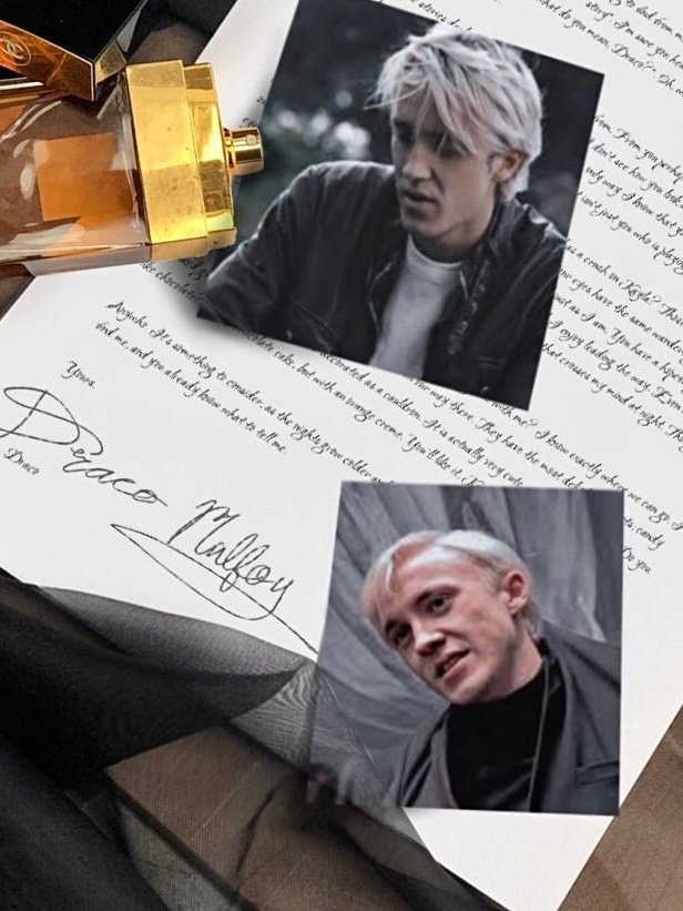 Custom Draco Malfoy Love Letter With Stickers - Etsy