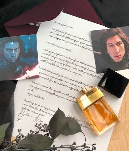 Custom Kylo Ren Love Letter With Stickers - Etsy