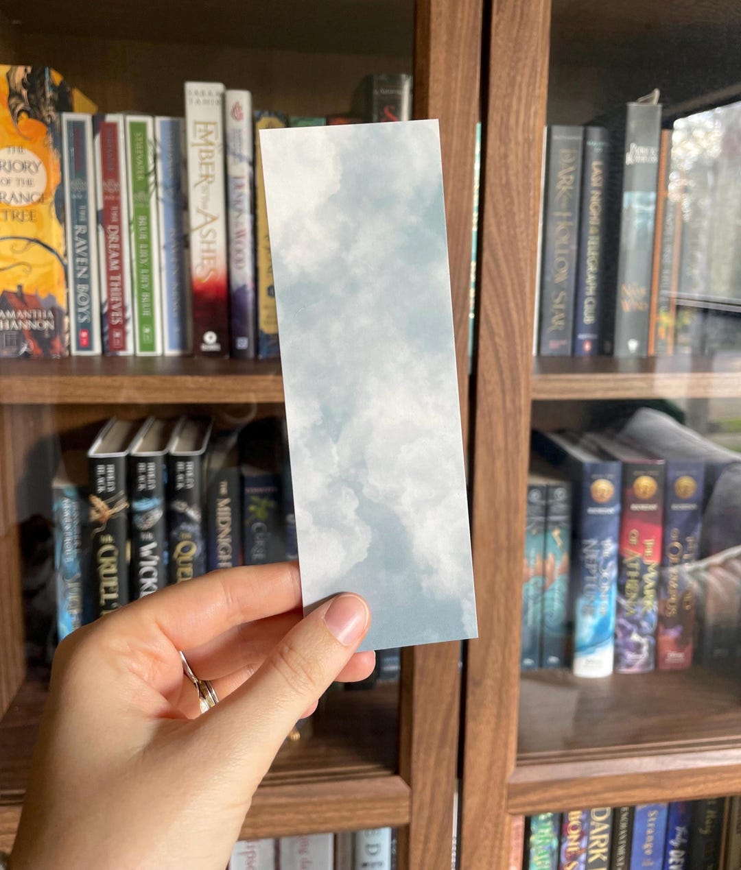 Blue Sky Cloud Bookmark - Etsy