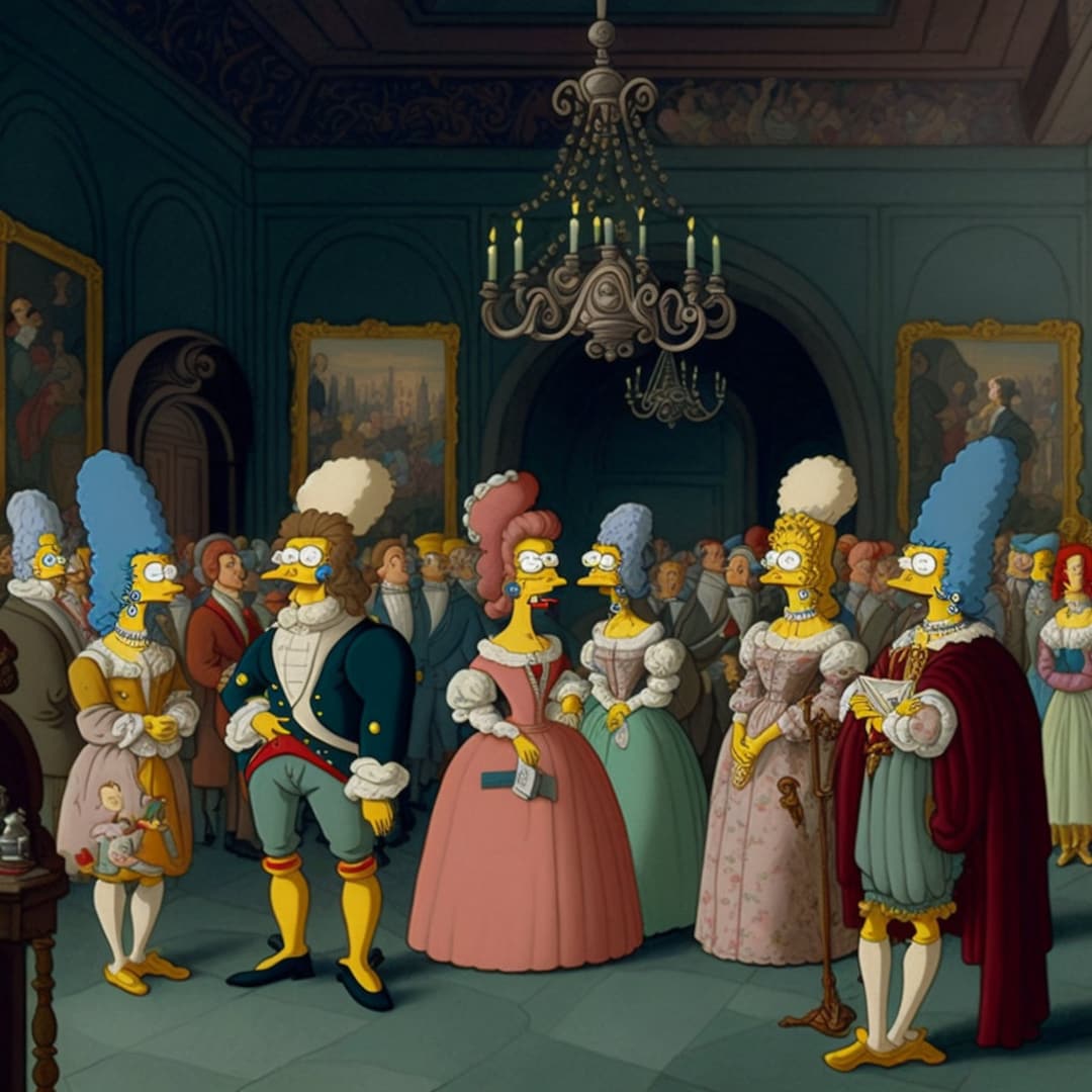 Simpsons French Renaissance - Etsy