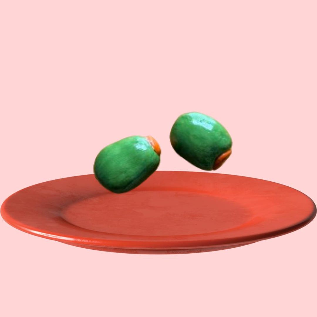 Clay Olive Magnet Set - Etsy