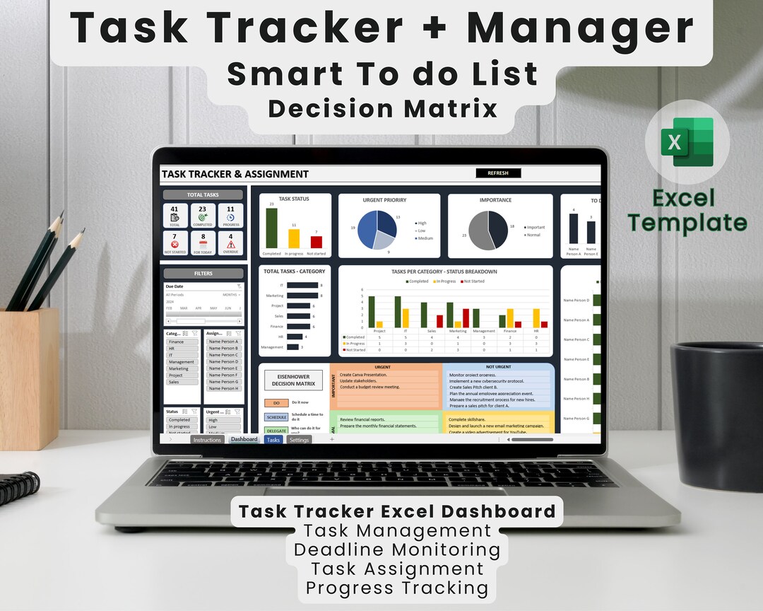 Task & Assignment Tracker| Task Management | to Do List | Distribute ...