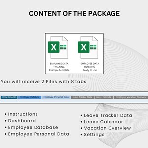 Employee Data Management System Employee Tracker HR Tracker Leave Tracker Vacation Overview ...