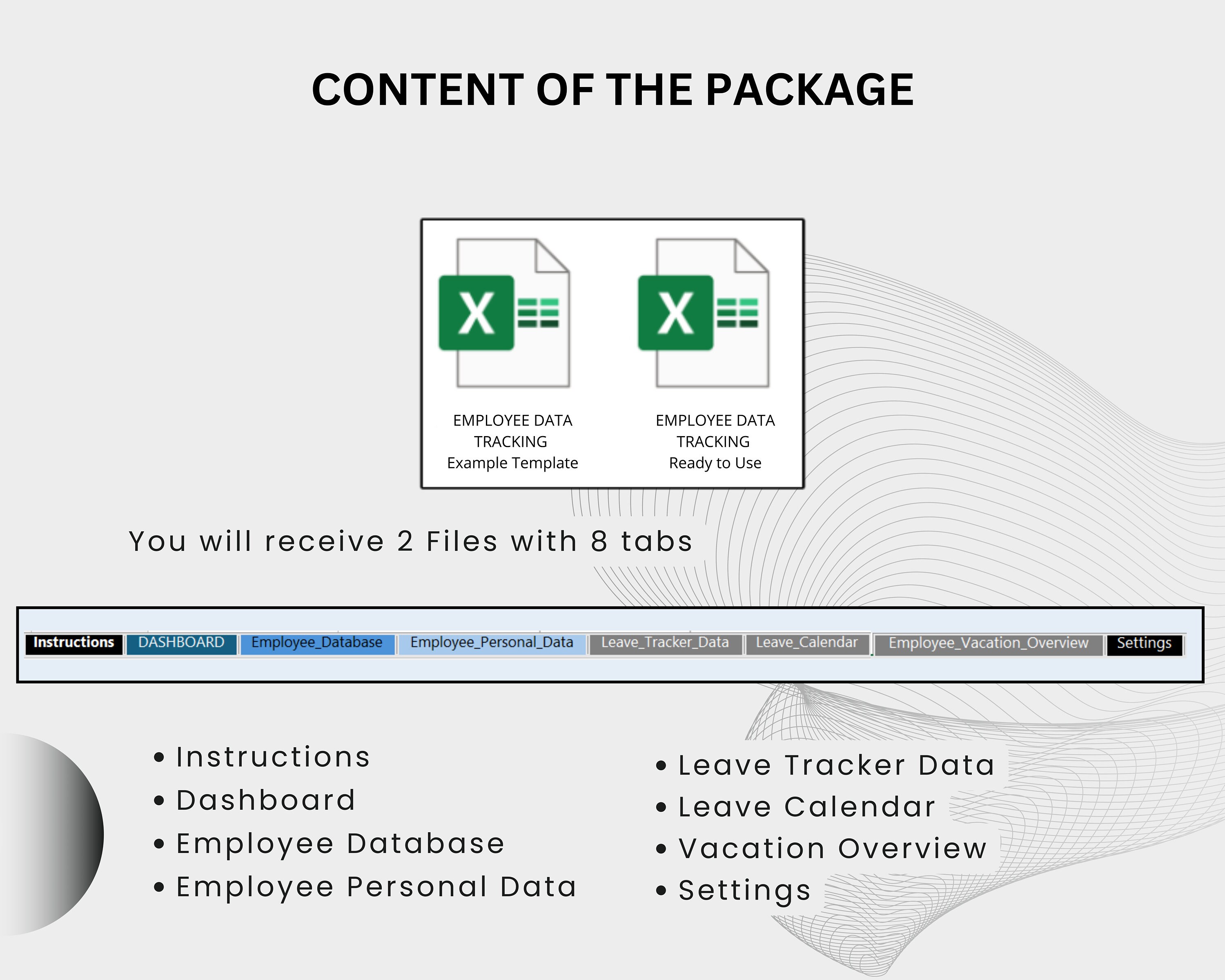 Employee Data Management System Employee Tracker HR Tracker Leave Tracker Vacation Overview ...