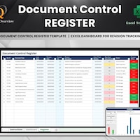 Document Control Template - Etsy