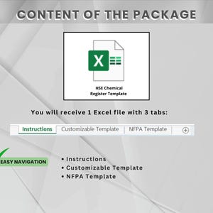 HSE Chemical Register Template | Simplify Chemical Management ...