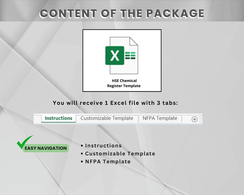 HSE Chemical Register Template | Simplify Chemical Management ...