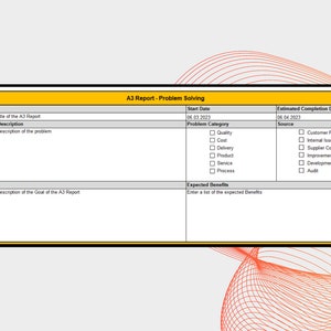 A3 Report | Template | Problem Solving | Root Cause Analysis | Ishikawa ...