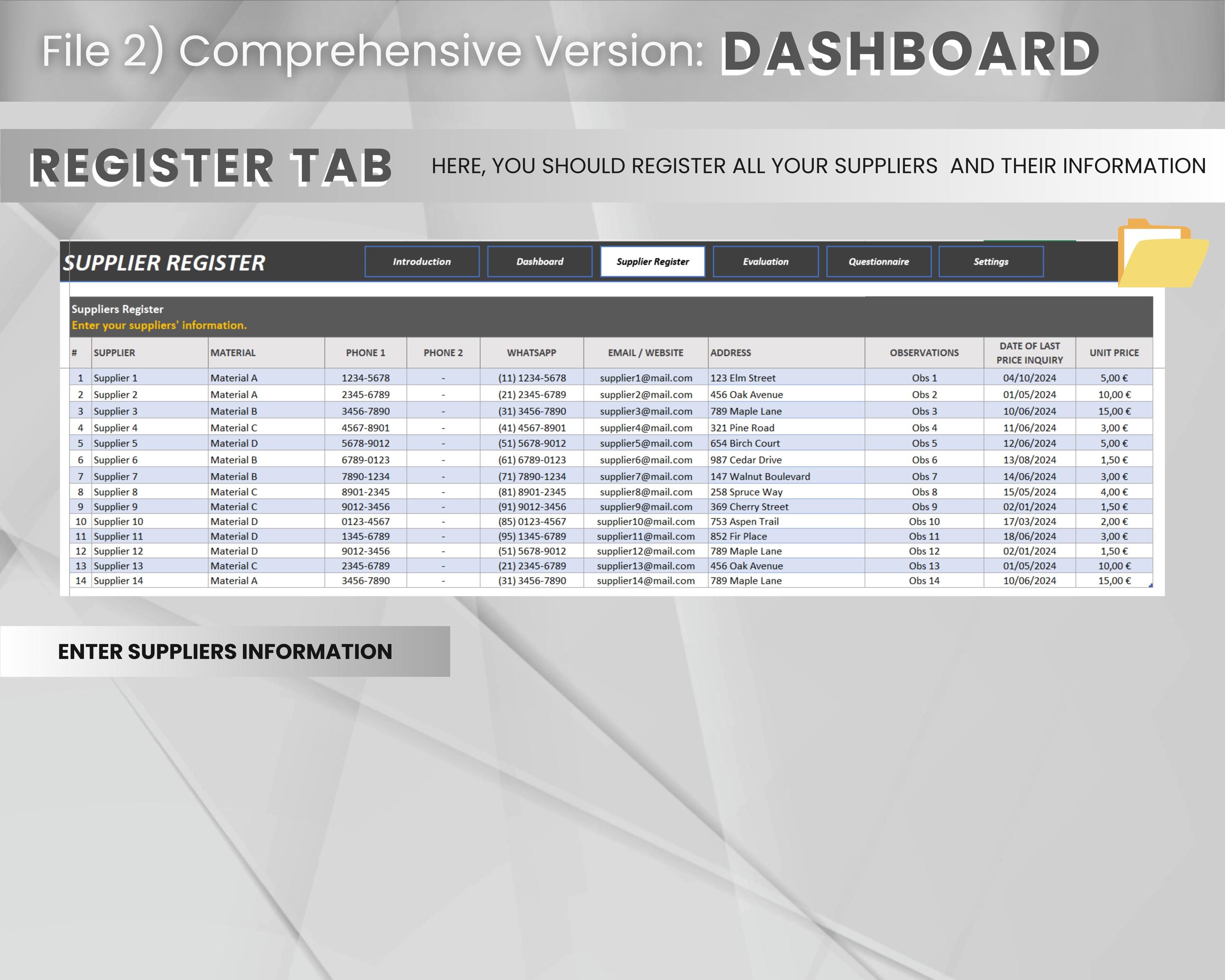Supplier Evaluation | Supplier Evaluation Toolkit – Comprehensive ...