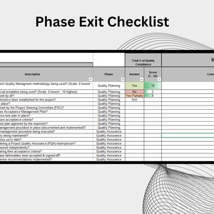 Quality Management for Project Management | Checklist | PQP | PQR - Etsy