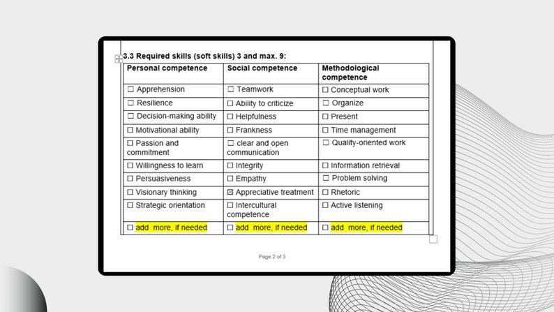 Job Description Template | 25 Examples | Basic & Advanced Template | MS Word | Editable | HR ...
