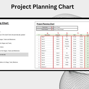 Production Planning Chart | Project Planning Chart | Gantt Charts ...