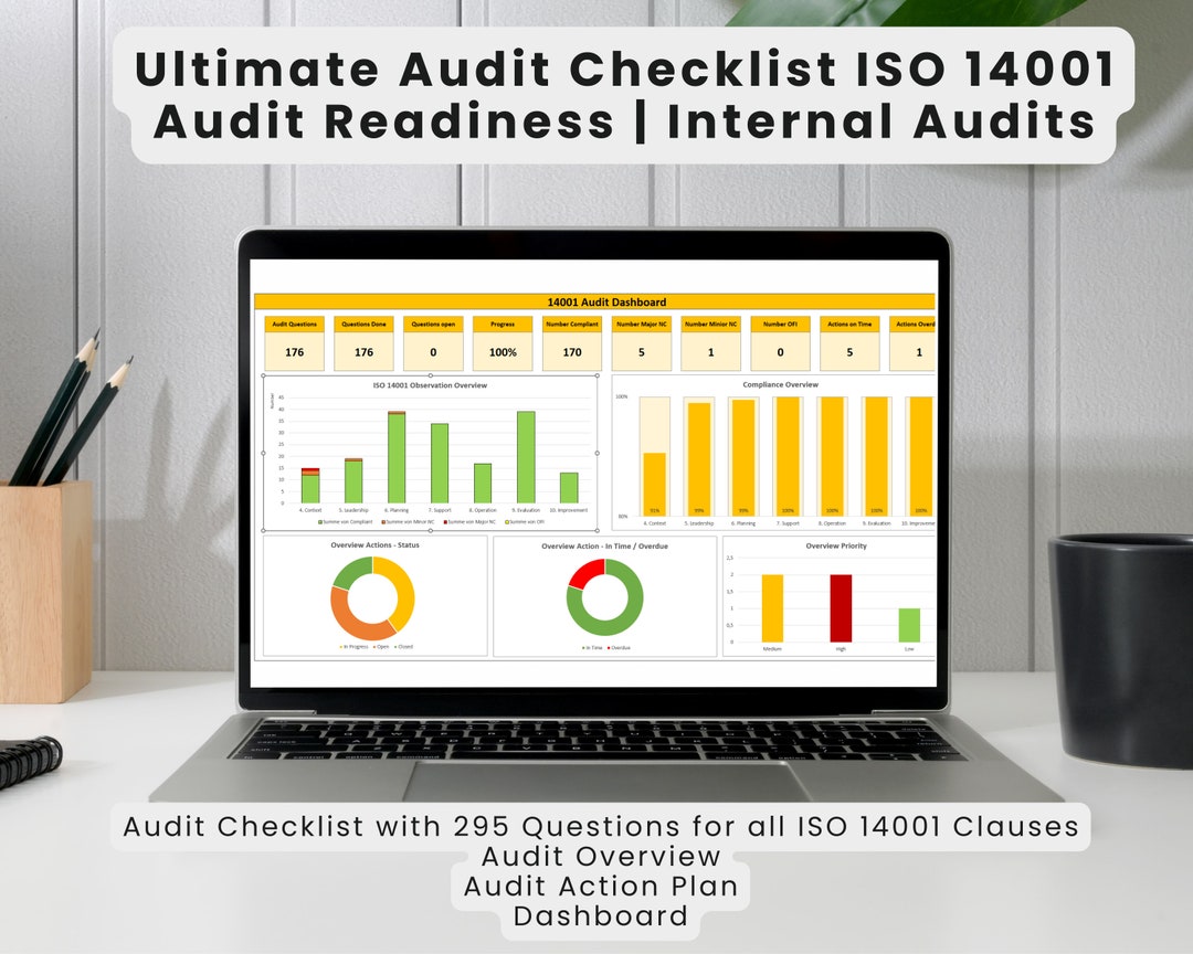 Ultimate ISO 14001 Audit Readiness Checklist Internal Audit Checklist ...